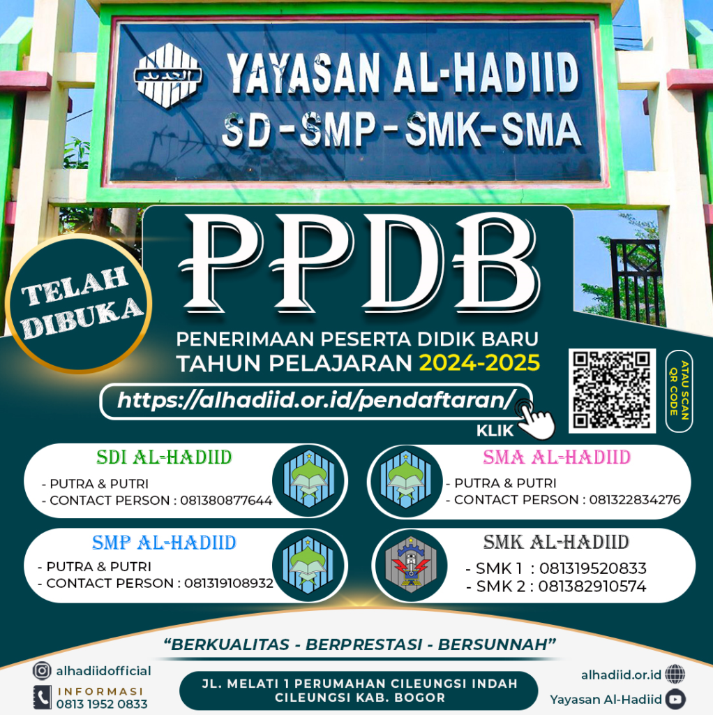 Utama - Yayasan Al-Hadiid Cileungsi - SD - SMP - SMA - SMK